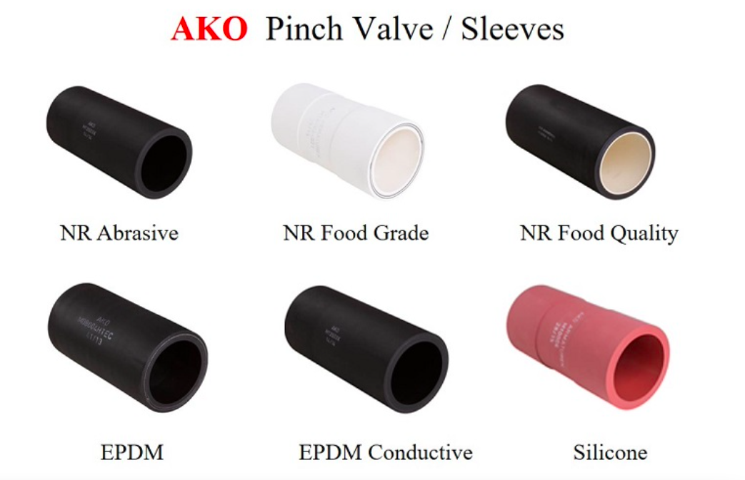 Spare parts / Sleeve for AKO Pinch Valves - TOKLAIASIA トウカイアジア spare ...